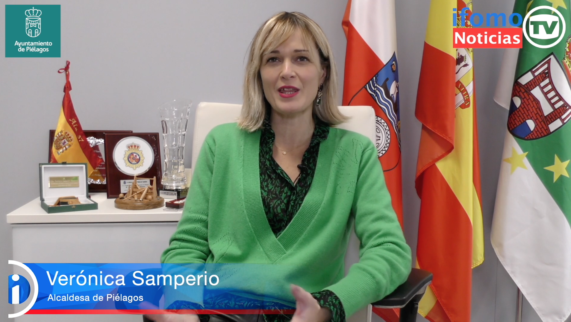 Verónica Samperio felicita la Navidad desde Piélagos