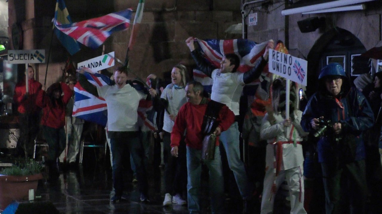 Potes acoge la ceremonia inaugural del mundial de raquetas de nieve